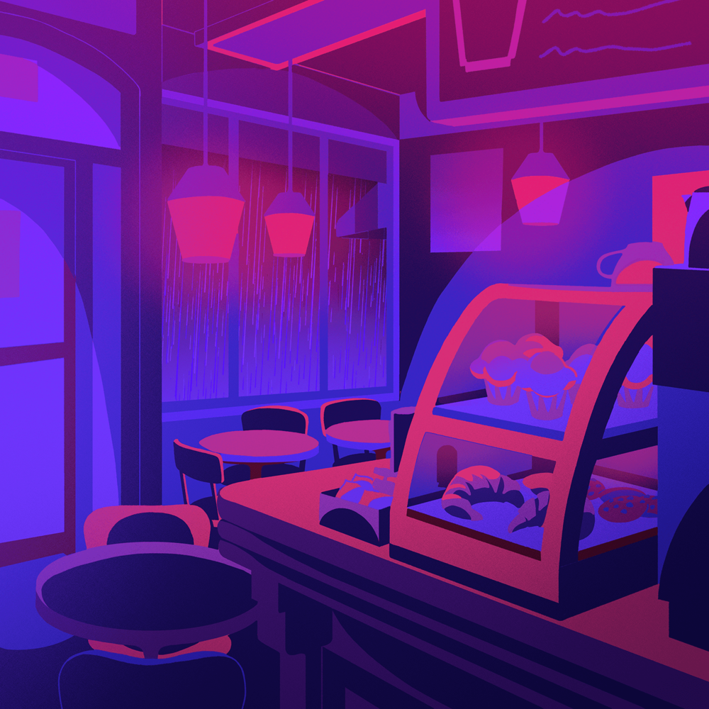 Listen to Rainy Cafe on Dipsea